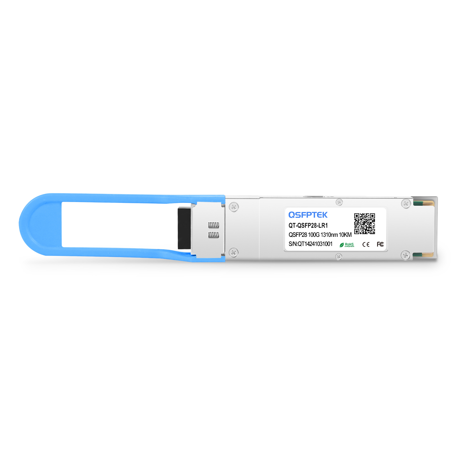 Generic Compatible 100GBASE-LR Single Lambda QSFP28 PAM4 10KM 1310nm Module - QSFPTEK