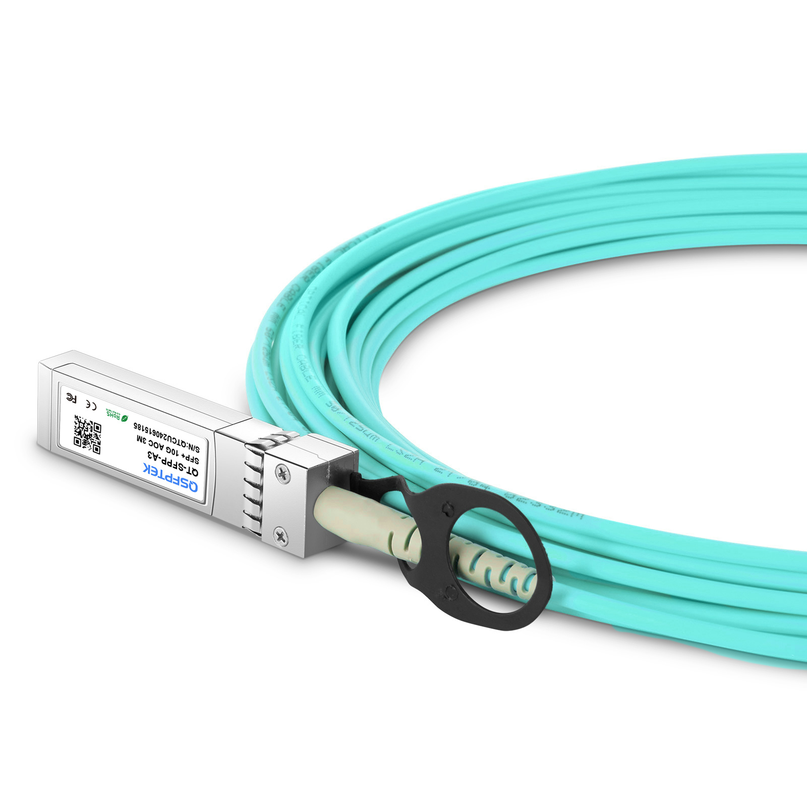 Juniper JNP-10G-AOC-3M 10G SFP+ Active Optical Cable (AOC Cable) - QSFPTEK