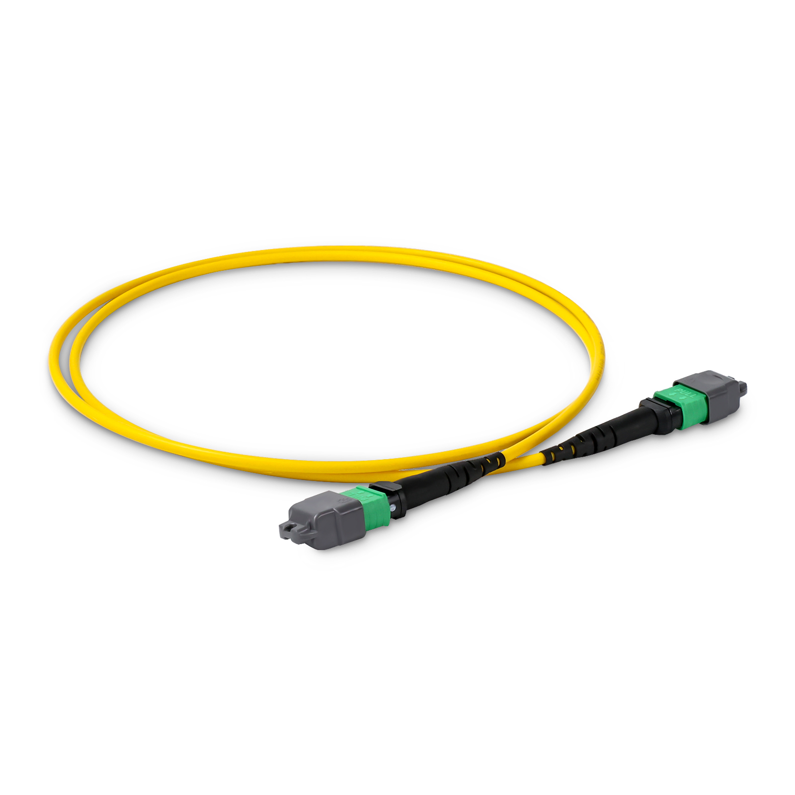 2m (7ft) MPO-16 APC (Female) to MPO-16 APC (Female) OS2 Singlemode ...
