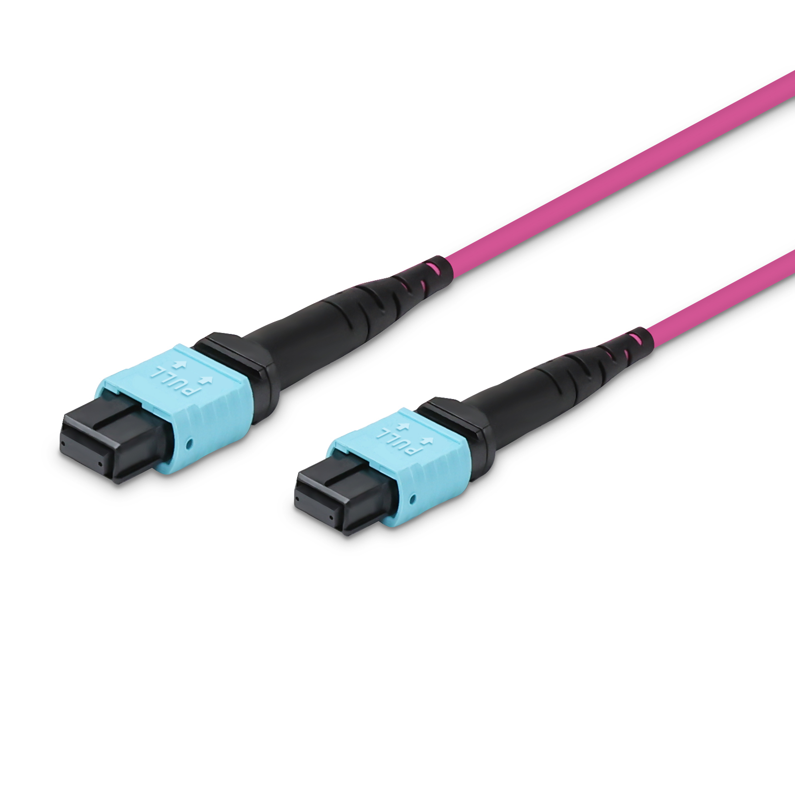 1m (3ft) MPO-16 (Female) to MPO-16 (Female) OM4 Trunk Cable, 16 Fibers ...