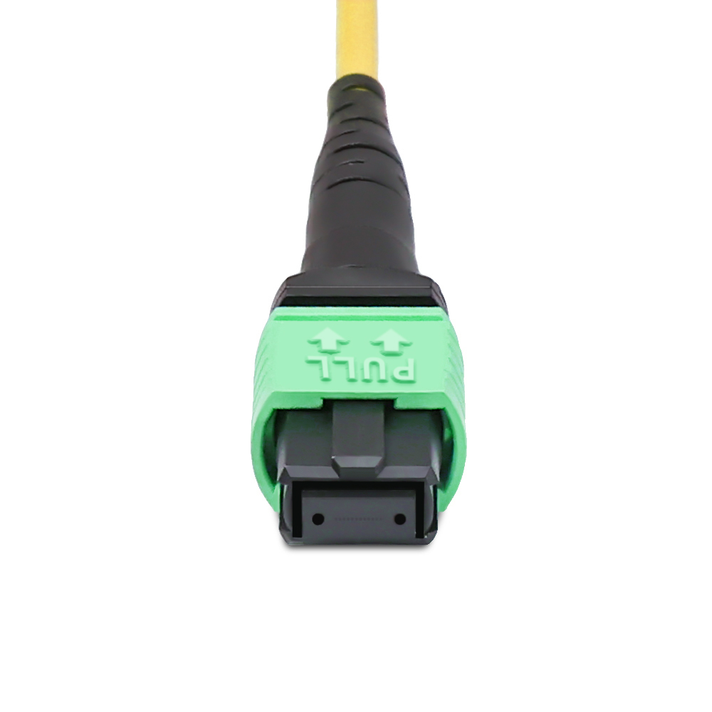 4m (13ft) MPO-24 APC (Female) to 12x LC UPC Duplex OS2 Singlemode Elite ...
