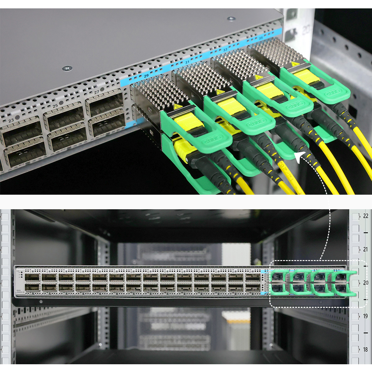 400G QDD-4X100G-LR QSFP-DD Module, Arista QDD-400G-PLR4 Compatible 1310nm 10km with MTP/MPO-12 ...