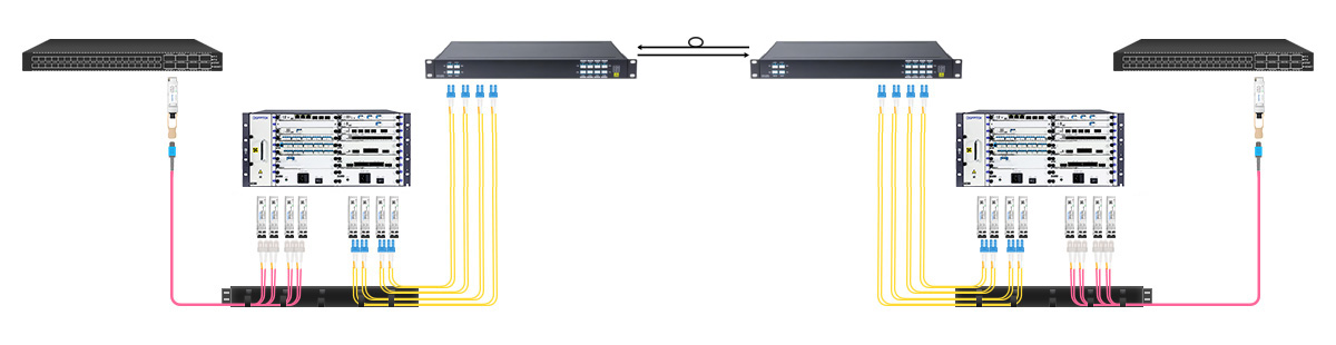 Dual Fiber 8CH C21-C28 DWDM Mux Demux, With Monitor, Expansion And ...