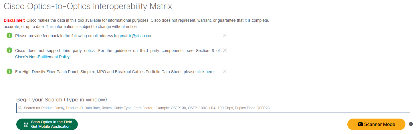 Cisco SFP Compatibility Matrix - SFP Guide - QSFPTEK Blog